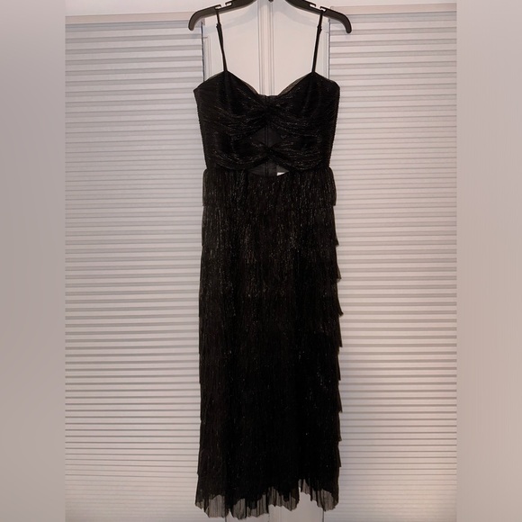 Gianni Bini | Dresses | Gianni Bini Grace Metallic Plisse Sweetheart ...